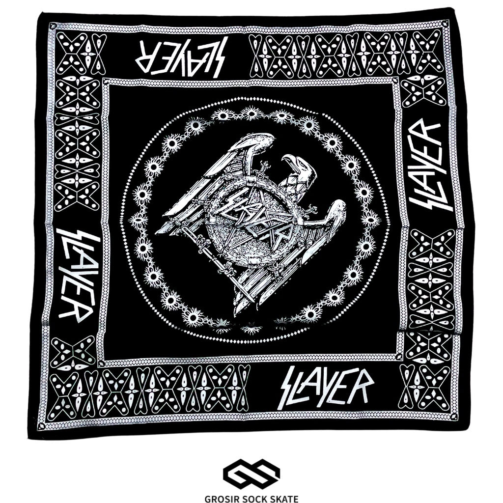 Jual Slayer Bandana Sal Music Bahan Tebal Premium Quality | Shopee ...