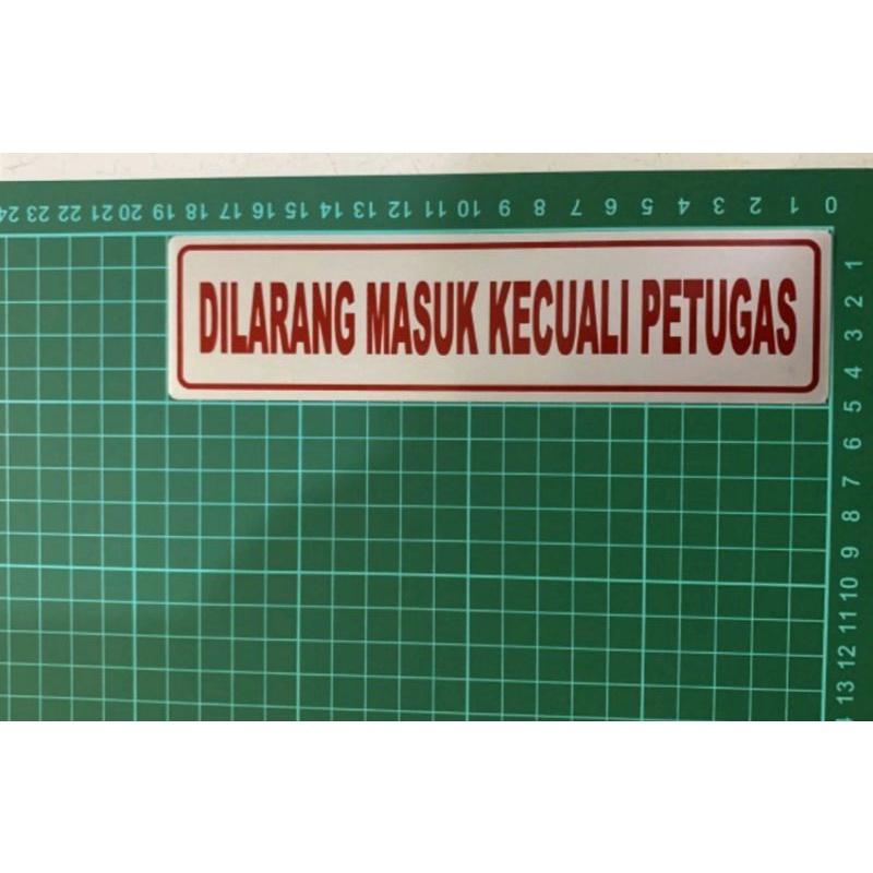 Jual stiker dilarang masuk / exit | Shopee Indonesia