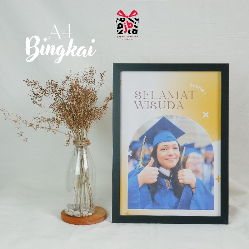 Jual Custom Bingkai A4 Hadiah Wisuda / Graduation / Kelulusan | Shopee ...