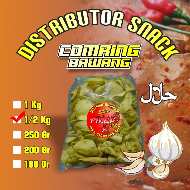 Jual comring 1/2kg/oncom garing/kempalng/makanan ringan murah/makan ...