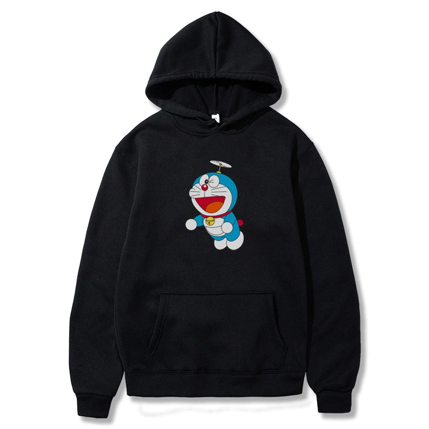 Jual Sweater Hoodie Doraemon Baling Baling Bambu Jaket Pria/Wanita ...