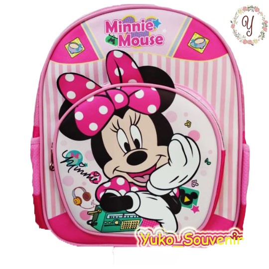 Jual Tas Ransel Minnie Ukuran TK Tas Ransel Anak Sekolah TK MInnie ...