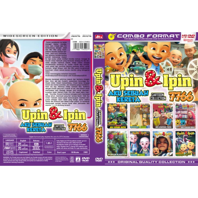 Jual Kaset Film Koleksi Kartun Upin Ipin Aku Sebuah Kereta Shopee