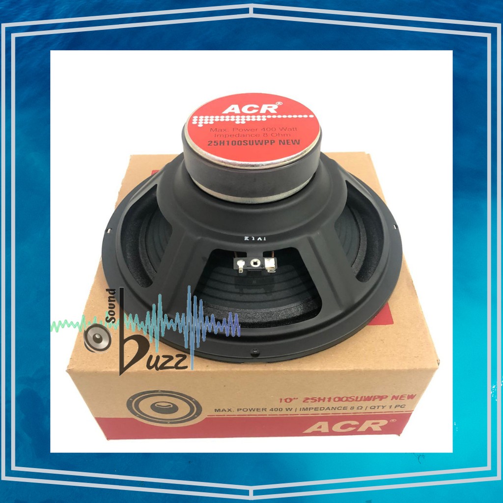 Jual Speaker ACR PRO Woofer 10 Inch ACR 10" 25H100SUWPP PRO NEW 400 ...