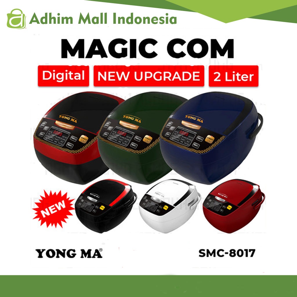 Jual YONGMA MAGIC COM DIGITAL 2L SMC8017 | Shopee Indonesia