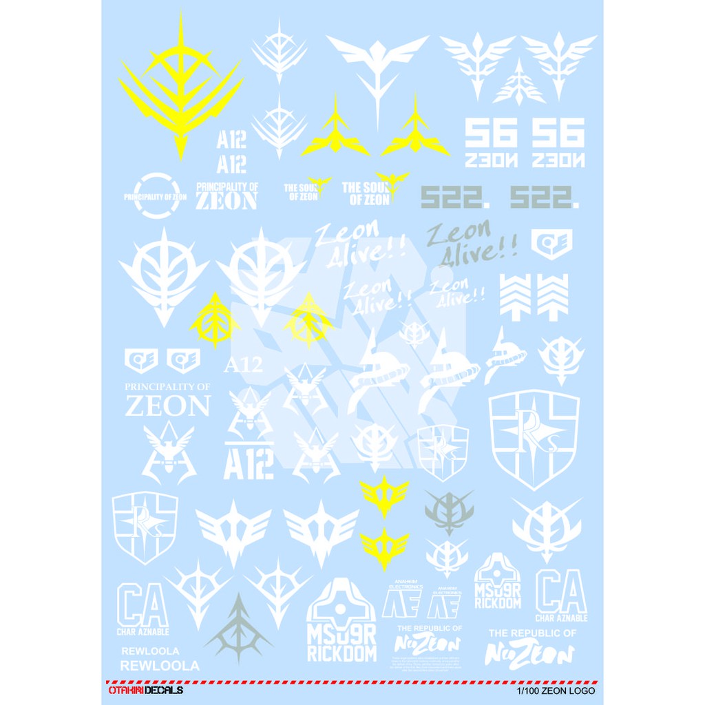 Jual ZEON LOGO PRE CUT DECAL 144 | Shopee Indonesia