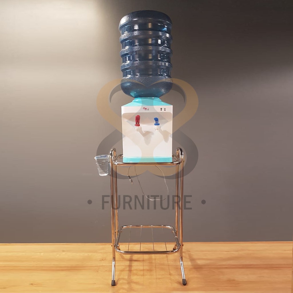 Jual RAK / RAK DISPENSER / RAK DISPENSER SUSUN 2 / MEJA GALON | Shopee ...