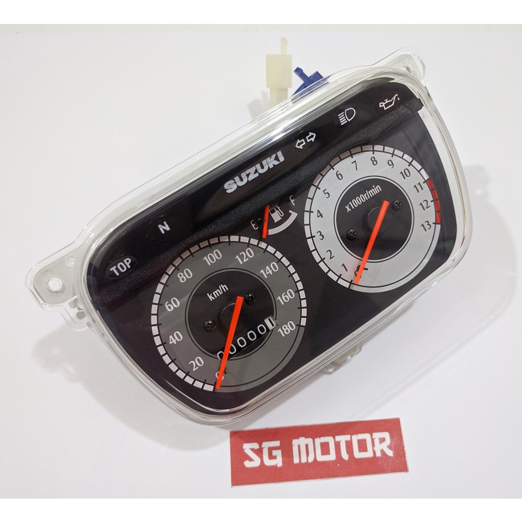 Jual SUZUKI SPEDO METER KOMPLIT SATRIA 2 TAK. KILO METER ASSY SUZUKI ...