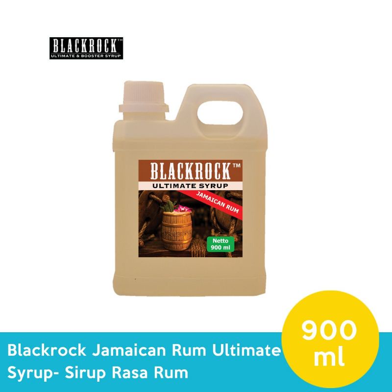 Jual Blackrock Jamaican Taste Ultimate Syrup 900 ml- sirup rasa rum ...