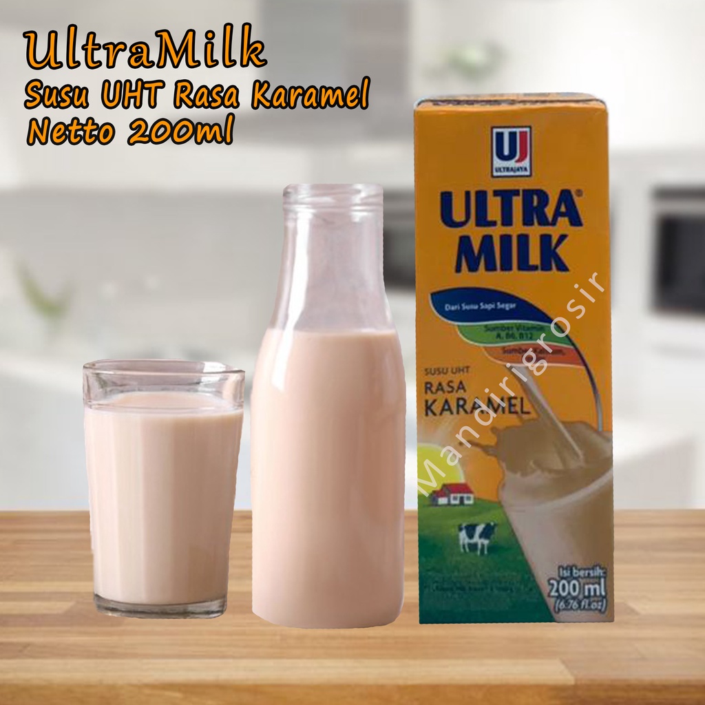 Jual Susu UHT * Ultramilk * Rasa Karamel * Rasa Cokelat * 200ml ...