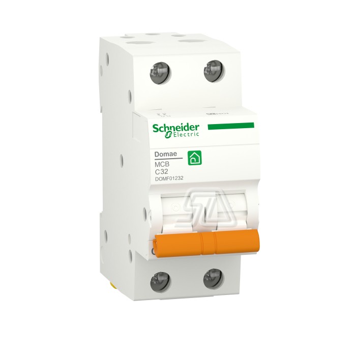 Jual MCB Schneider DOMF01232_Domae MCB 2P C 32A 6000A | Shopee Indonesia