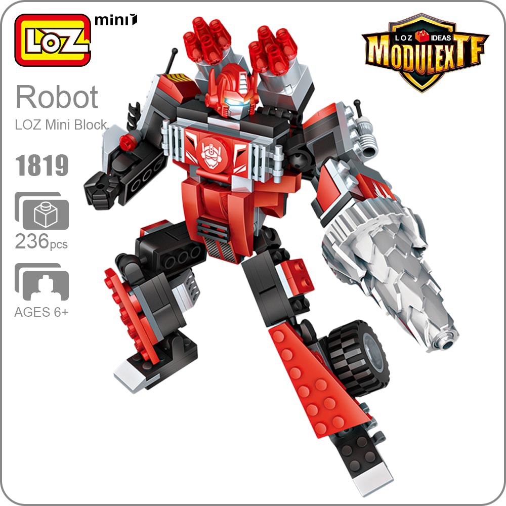 Jual MAINAN BRICKS LOZ MINI 1819 MODULEX TF - ROBOT SALE 70% | Shopee ...