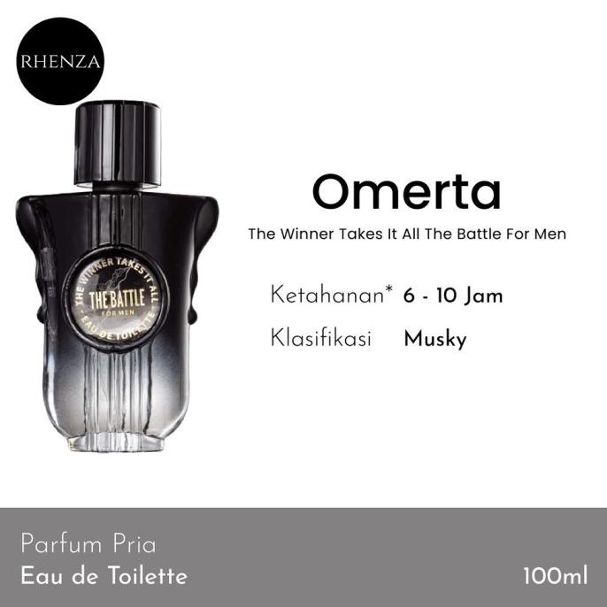 Jual Omerta Parfum Original The Winner Takes It All The Battle For Men ...