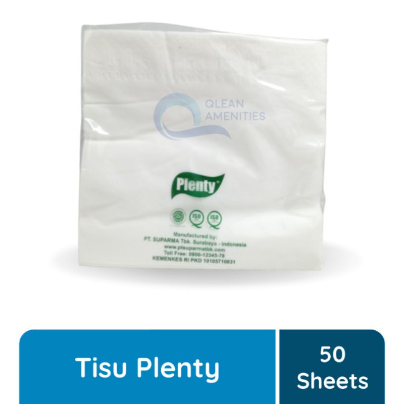 Jual TISU TISSUE PLENTY DINNER NAPKIN 50 SHEETS | Shopee Indonesia