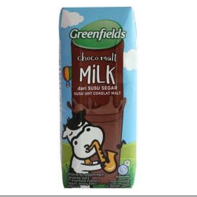 Jual Susu Greenfield UHT 125ml Rasa Choco Malt (1 Kardus/isi 40 pcs ...