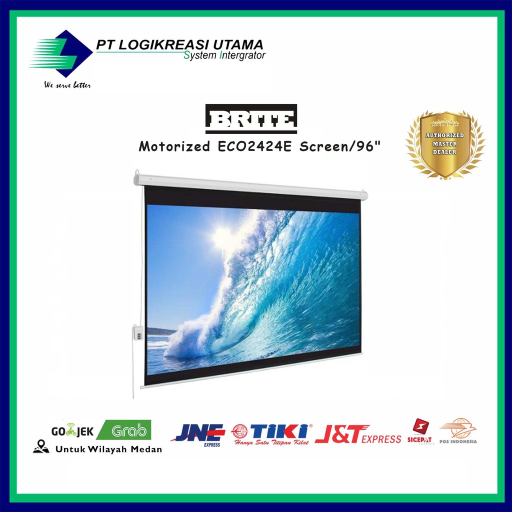Jual Layar Projektor Brite ECO2424E - 96 Inchi | Shopee Indonesia