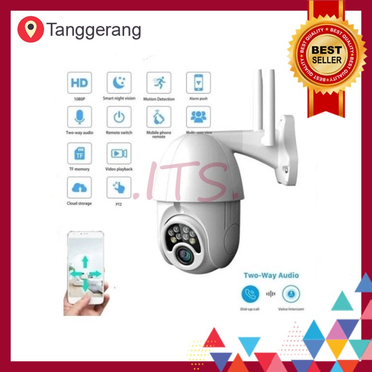 Jual Bergaransi Ip Camera CCTV With Antena Ipcam Outdoor Smart PTZ ...