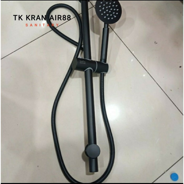 Jual shower-tiang- hand shower tiang hitam/tiang hand shower mandi ...