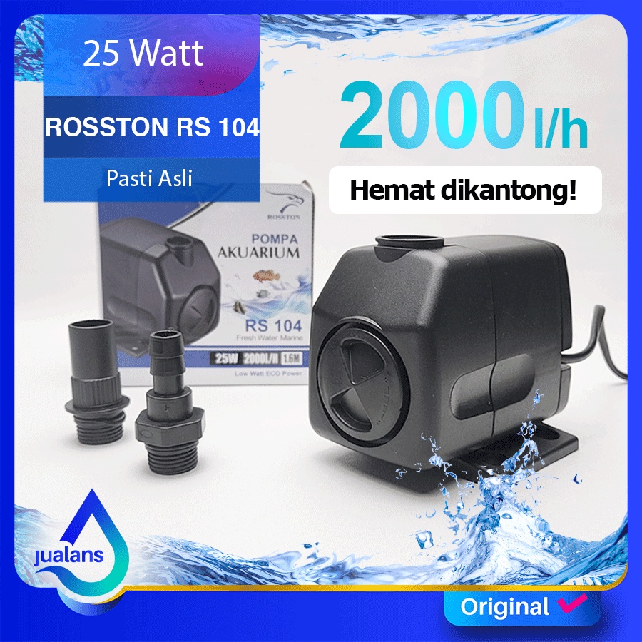 Jual ROSSTON RS 104 POMPA AIR CELUP AQUARIUM LOW WAT BERKUALITAS ...