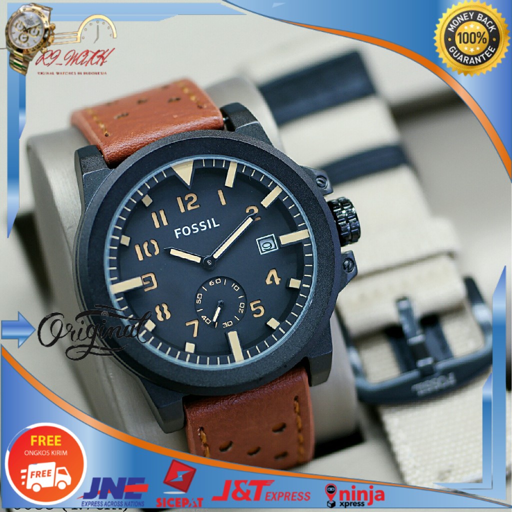 Jual jam tangan pria cowok terbaru keren 2020 2021 fs 7083 tali canvas ...