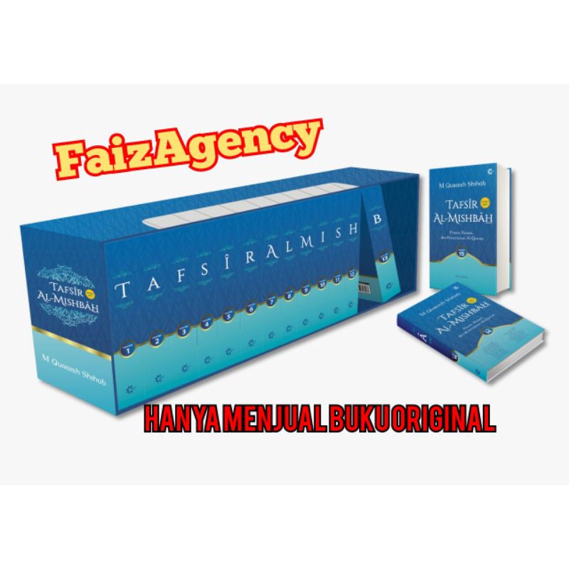 Jual Tafsir Al Misbah Lengkap 1-15/set 30 juz oleh Prof M,Quraish Shihab jaminan 100% Buku ...