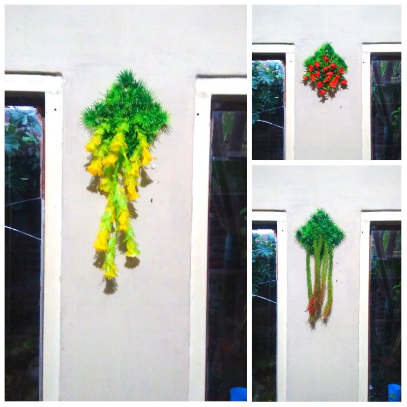 Jual Frame rumput juntai bunga hias dinding artificial imitasi palsu ...