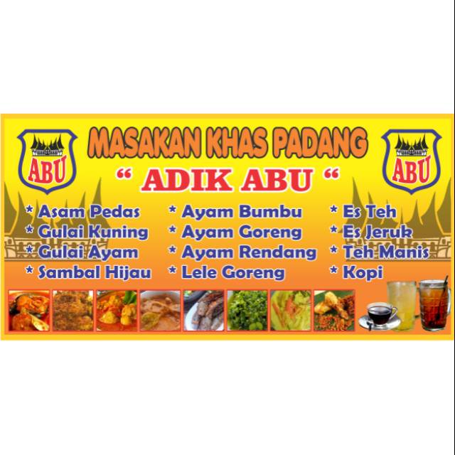 Jual Spanduk Banner Kios Toko Ukuran 2mx 1 m MURAH | Shopee Indonesia