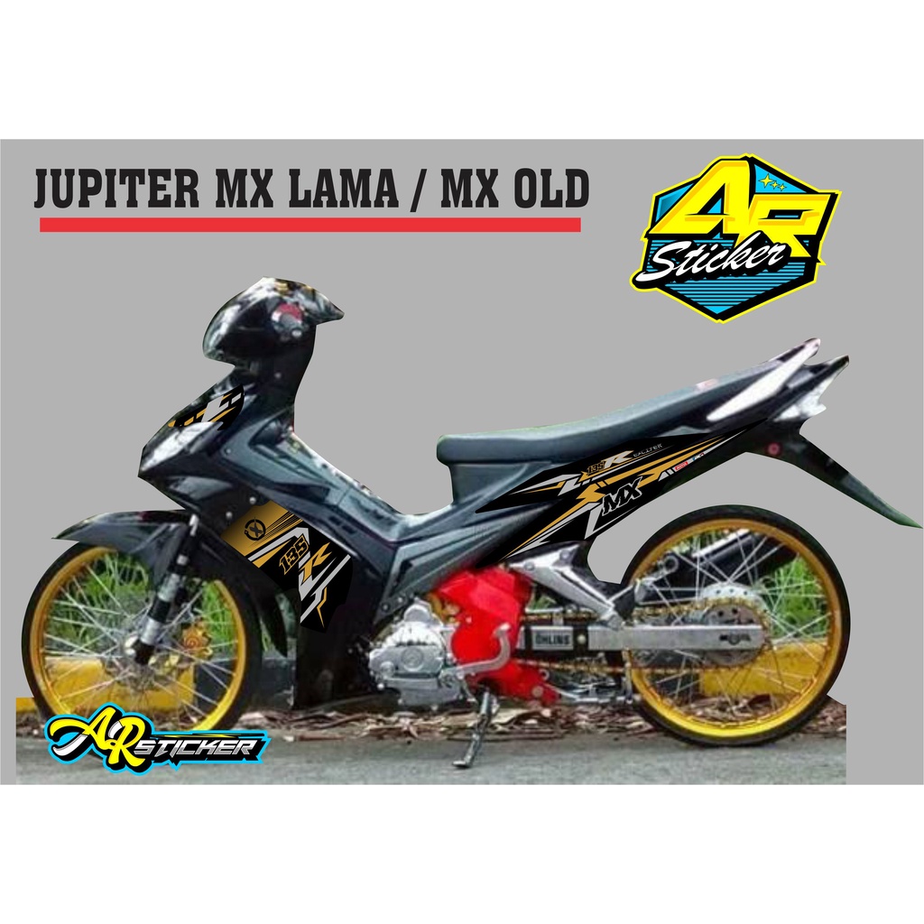 Jual (COD) Striping Jupiter Mx Old / Striping Mx Lama / Sticker Jupiter ...