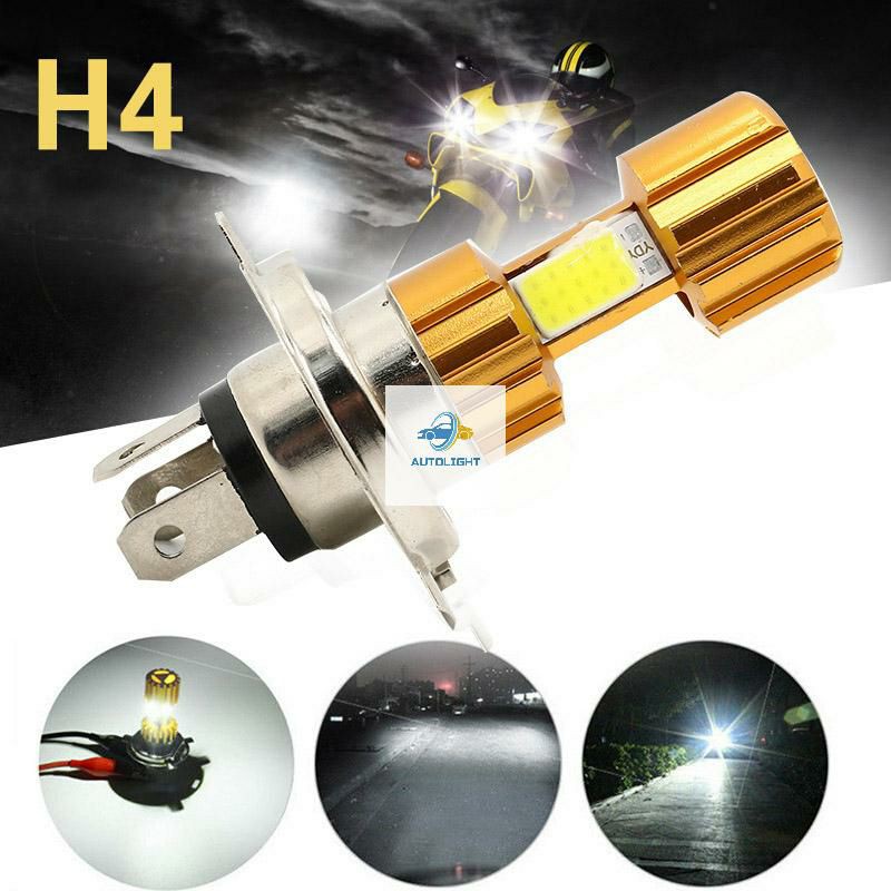 Jual Lampu LED Motor H4 / 3 Sisi Cob Super terang | Shopee Indonesia