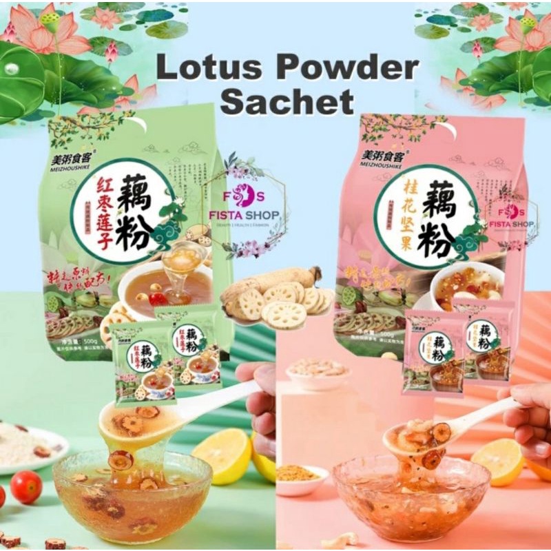 Jual Oufen Lotus Root Powder 2 sachet / Bubuk Akar Teratai Lotus Root ...