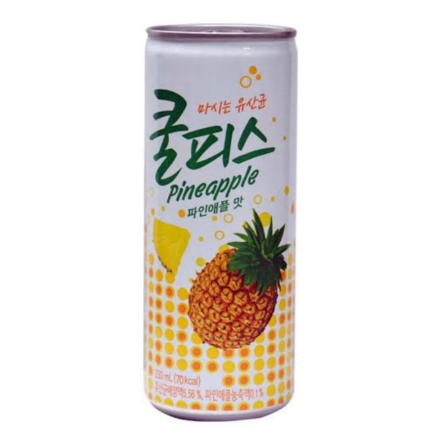 Jual Minuman buah kaleng korea - coolpis peach/pineapple 230ml | Shopee Indonesia