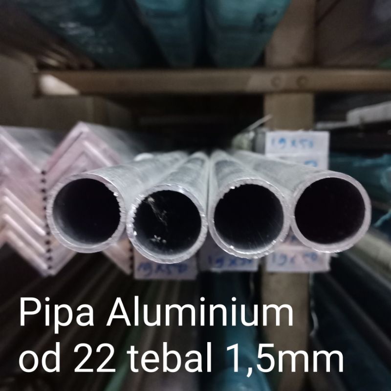 Jual Pipa Aluminium od 22 x id 19 x 500 / pipa alumunium | Shopee Indonesia