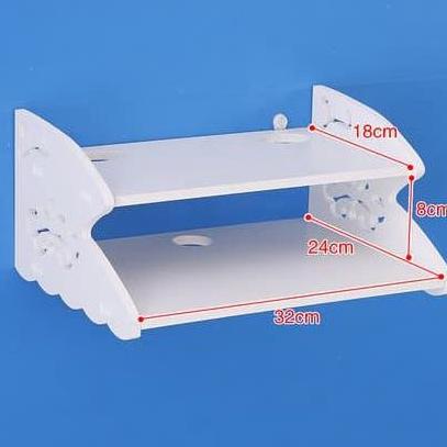Jual Rak Dinding Router Wifi Modem Telepon Buku Alat Tulis Serbaguna ...
