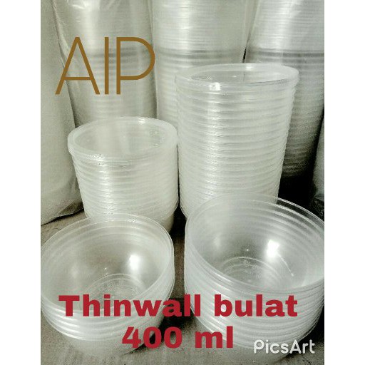 Jual Terbaru Thinwall food container box makanan thinwall bulat kotak ...