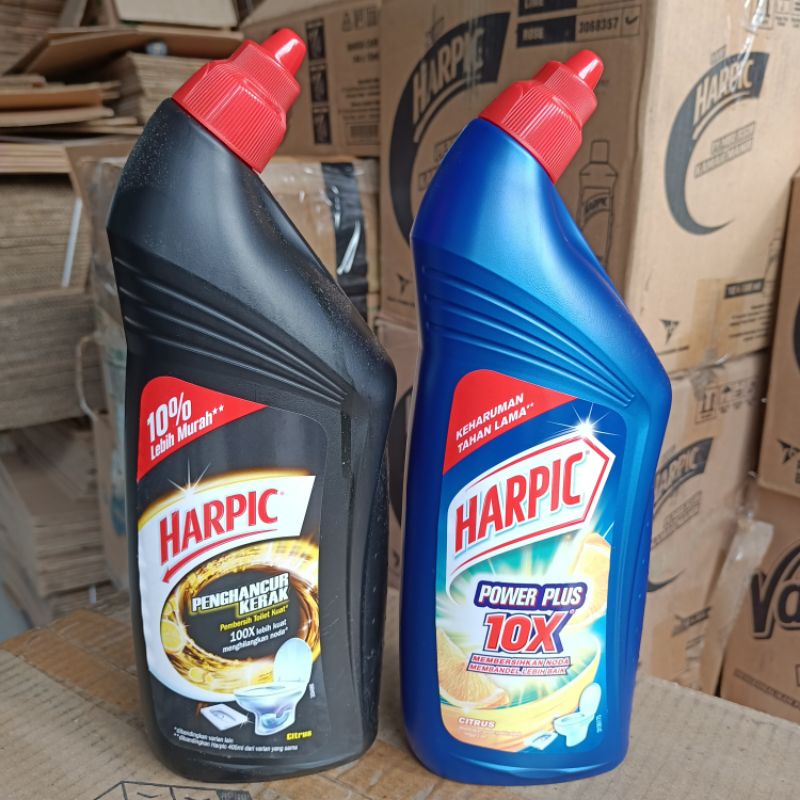 Jual Harpick Pembersih Toilet 750 free harpic 125 ml/Harpic hitam 675ml ...