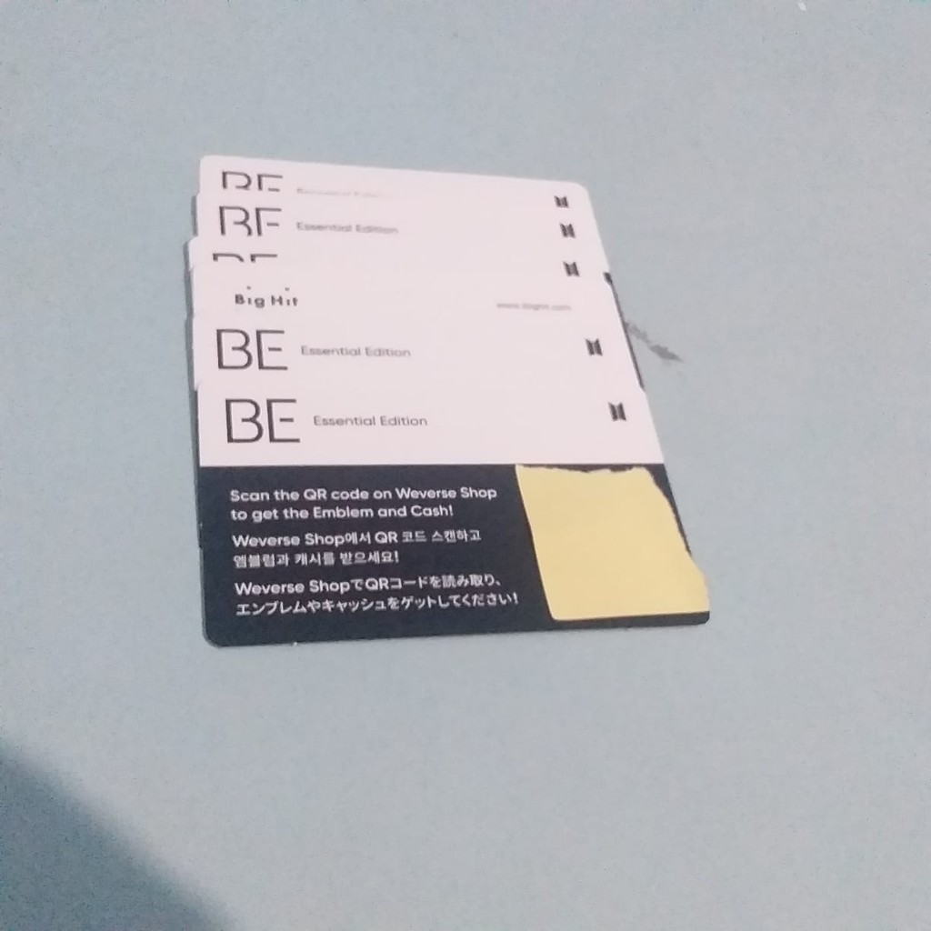 Jual QR Code only Album BTS BE Essential Edition Official | Shopee ...