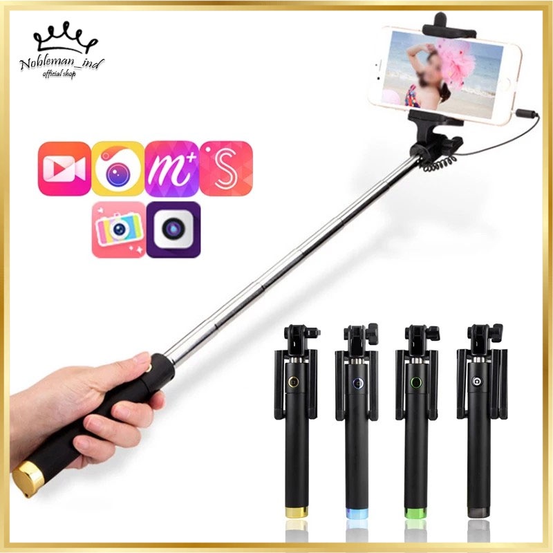 Jual Tongsis Selfie Vlog Keren Berkualitas Tongsis Hitam Extendable ...