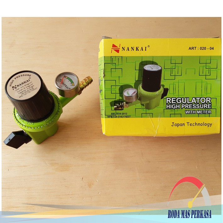 Jual NANKAI Regulator KEPALA GAS LPG LAS High Pressure METER SNI RMP | Shopee Indonesia