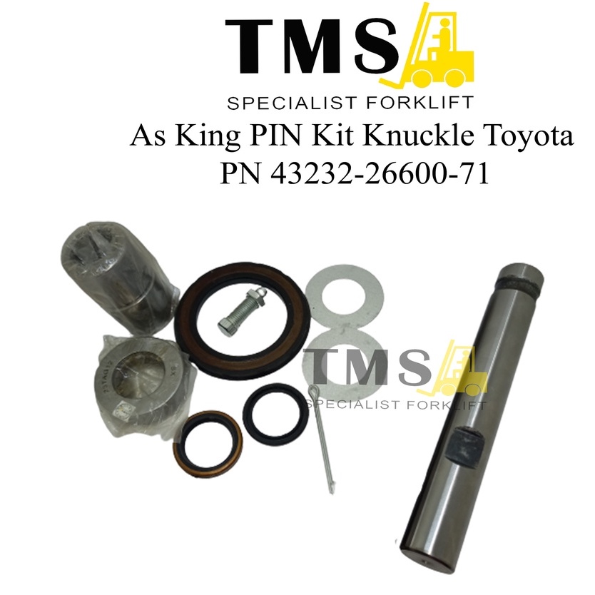 Jual As King PIN Kit Knuckle Forklift Toyota 8FD 20/25/30 PN 43232 ...