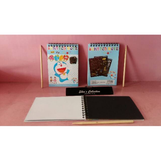 Jual Scratch note book Doraemon (note book ajaib) | Shopee Indonesia