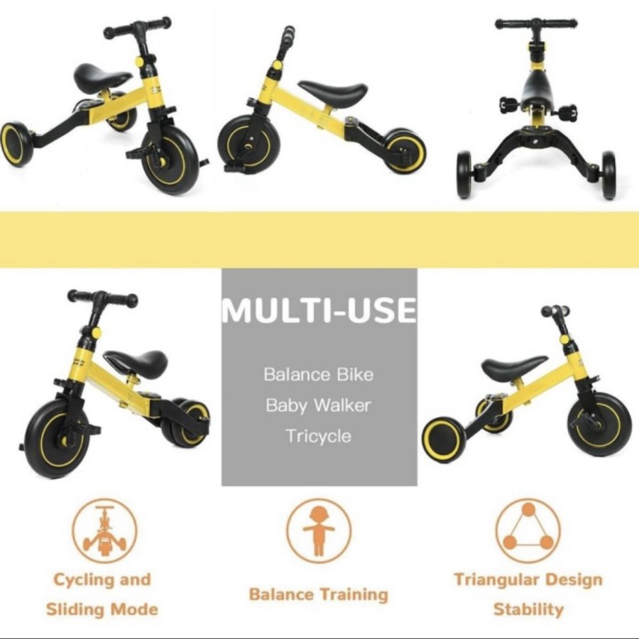 Jual Sepeda Anak 3 roda happy baby Tricycle Balance BIKE | Shopee Indonesia