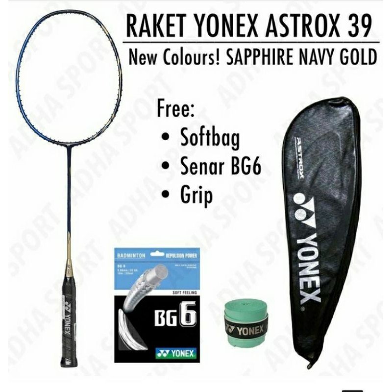 Jual RAKET BADMINTON YONEX ASTROX 39 ORIGINAL BULUTANGKIS | Shopee Indonesia