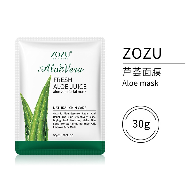 Jual Masker Wajah ZOZU Natural Facial Sheet Mask Skincare / Masker Madu ...