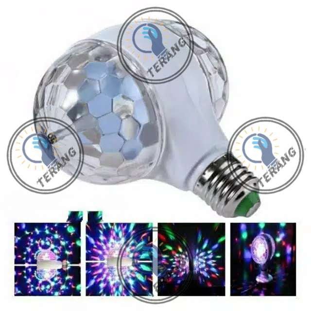 Jual Lampu disco led double / led party lamp double / magic ball light ...