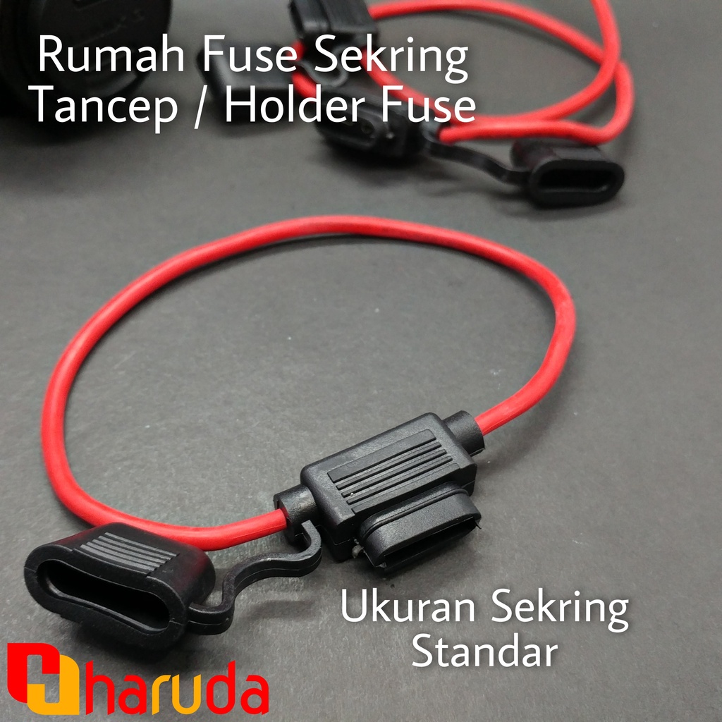 Jual Rumah Fuse Sekring Standar Tancep / Holder Fuse Blade Waterproof ...