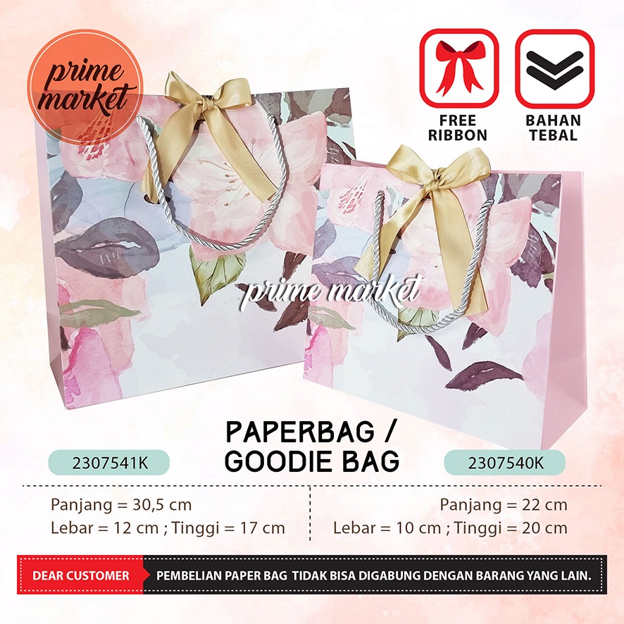 Jual Paperbag Kado Paper Bag Hadiah Tas Hadiah Ultah Goodie Bag Ulang ...
