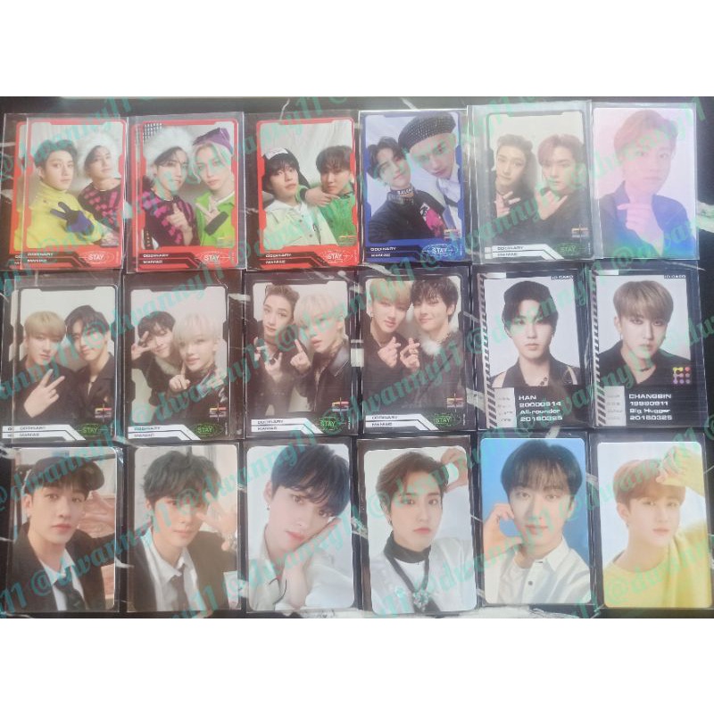 Jual Stray Kids Oddinary Photocard PC Chan Lee Know Changbin Hyunjin ...