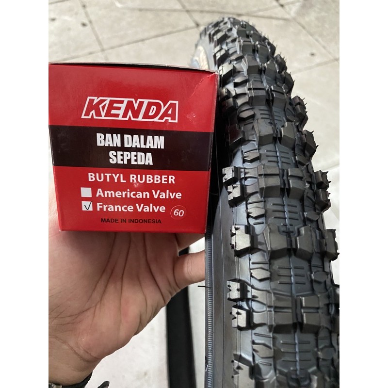 Jual ban luar dalam sepeda paket ukuran 26 x 2.10 kenda | Shopee Indonesia