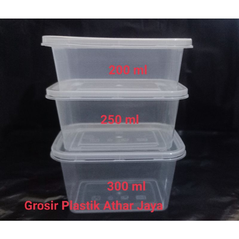 Jual Kotak Makan Plastik Thinwall Victory Food Container Ukuran 200