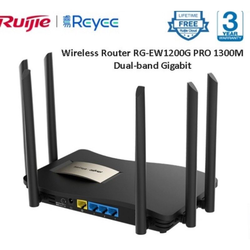 Jual RUIJIE REYEE RG-EW1200G PRO 1300M Dual-band Gigabit Wireless Router | Shopee Indonesia